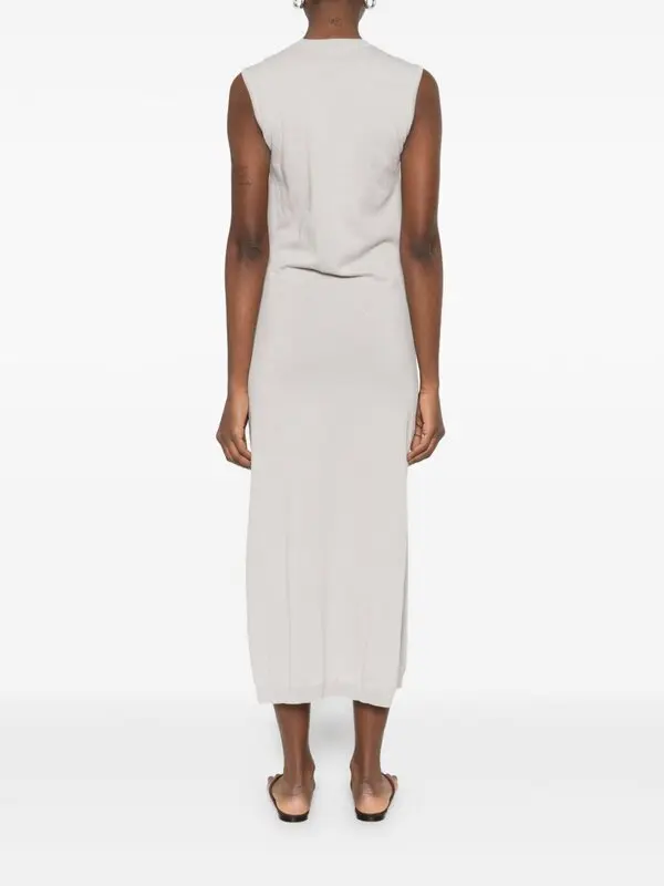 LEMAIRE Cotton Knotted Dress - Beige