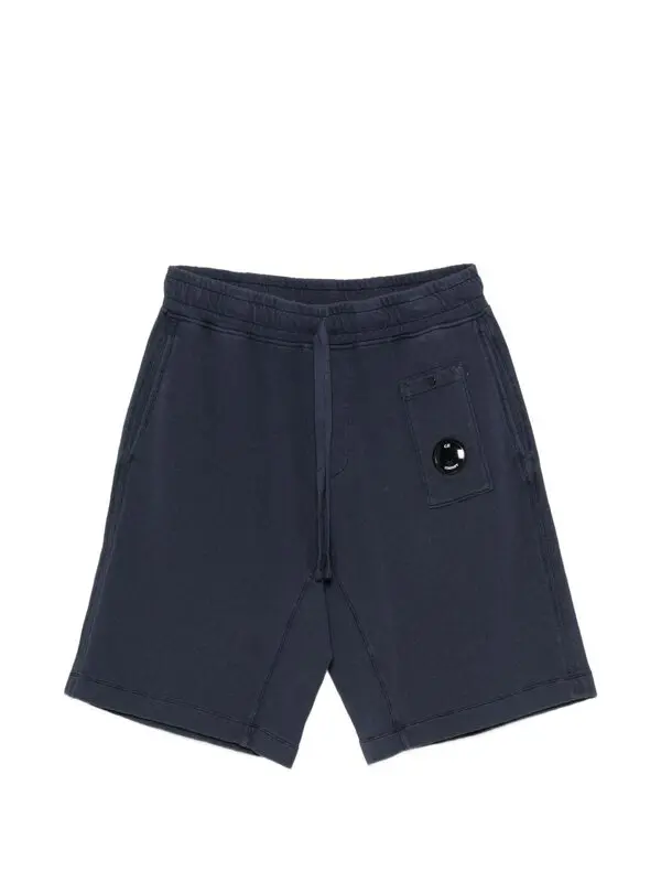 C.P. COMPANY Cotton Jogging Bermuda Shorts - Blue