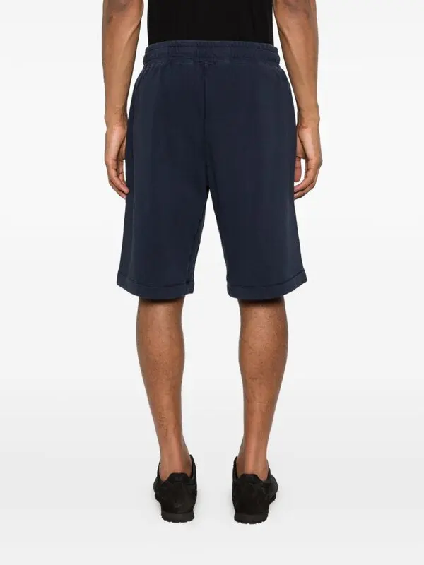 C.P. COMPANY Cotton Jogging Bermuda Shorts - Blue