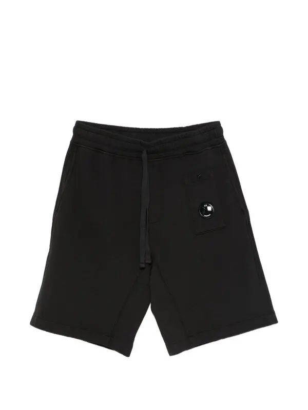 C.P. COMPANY Cotton Jogging Bermuda Shorts - Black