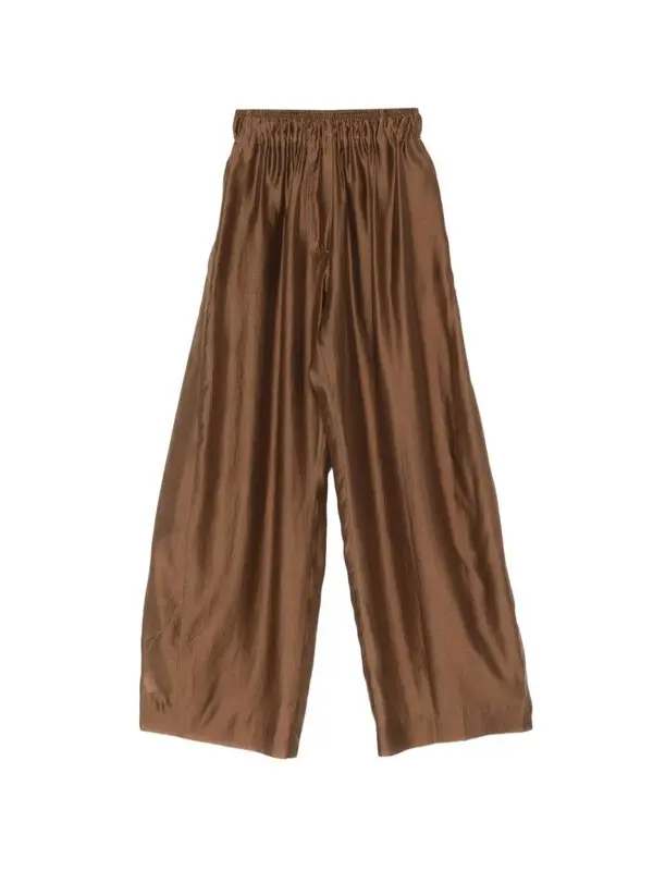 THE LATEST Wide-leg Trousers - Brown
