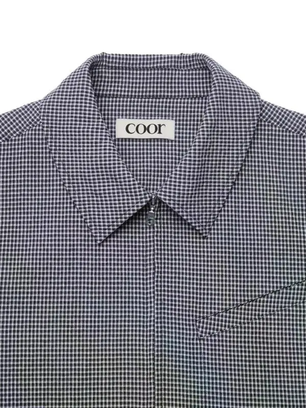 COOR Check Zip Jacket