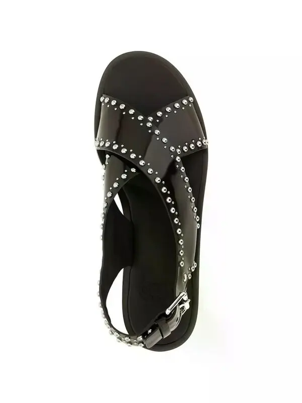 Church's Remi Leather Sandals - Black