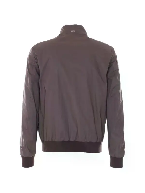 Herno Zip High-neck Jacket - Brown