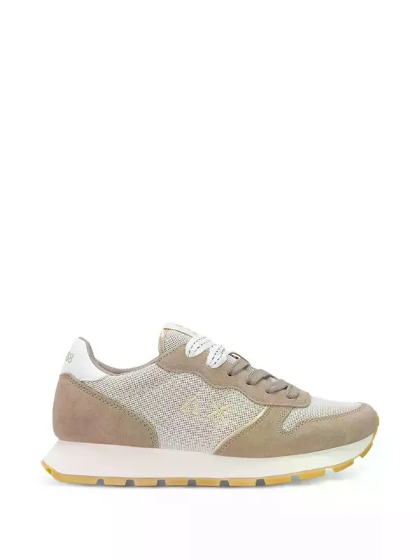 SUN 68 Ally Suede Logo Sneakers - Grey
