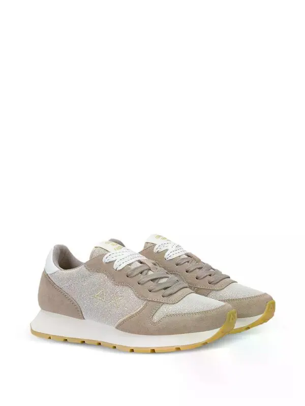 SUN 68 Ally Suede Logo Sneakers - Grey