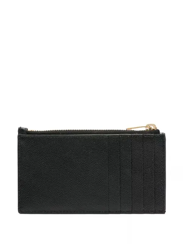 Saint Laurent Cassandre Leather Card Holder