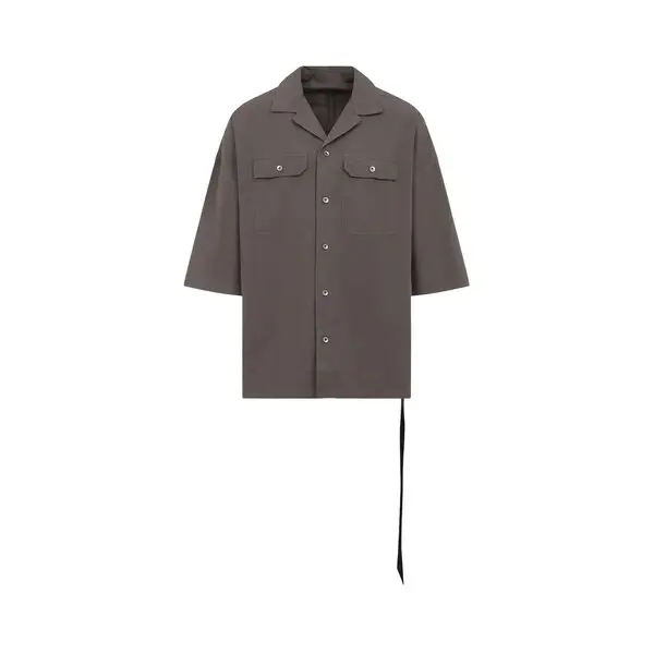 Rick Owens Camicia Magnum Tommy Shirt - Brown