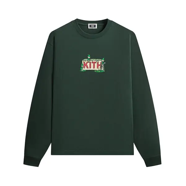 Kith Mas Elf Factory Long Sleeve Tee 'stadium - Green