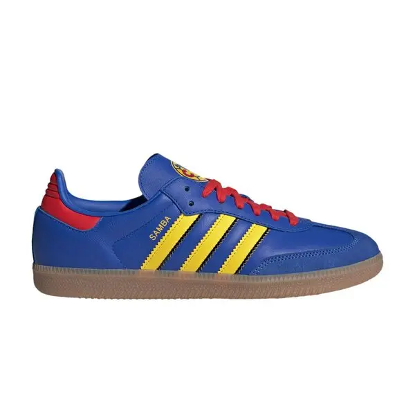 Adidas Samba Licensed 'hi-res Yellow Vivid Red - Blue