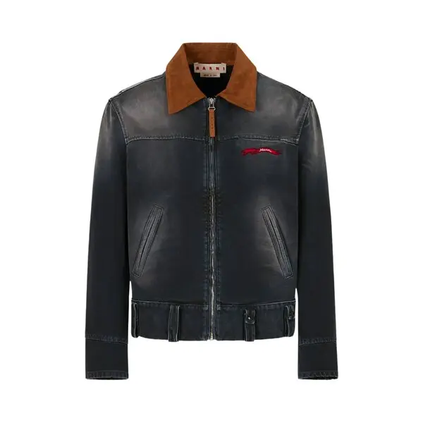 Marni Washed Distressed Jacket