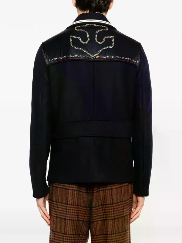 Valentino Garavani Double-breasted Embroidered Jacket