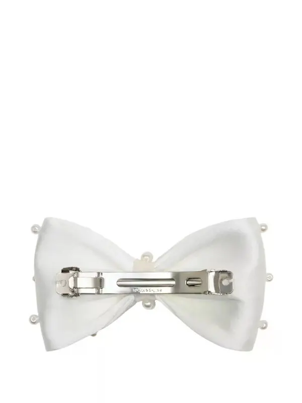 SELF-PORTRAIT Bow Hair Clip - Neutrals