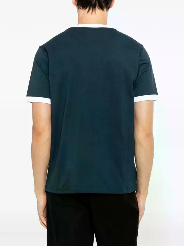 AGNES B. Arch Logo-print T-shirt - Blue