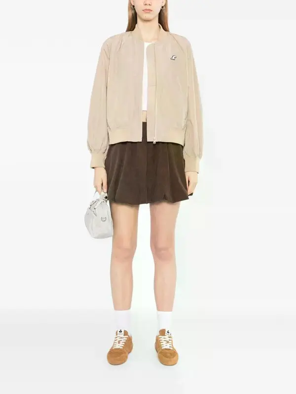 AGNES B. Dino Bomber Jacket - Neutrals