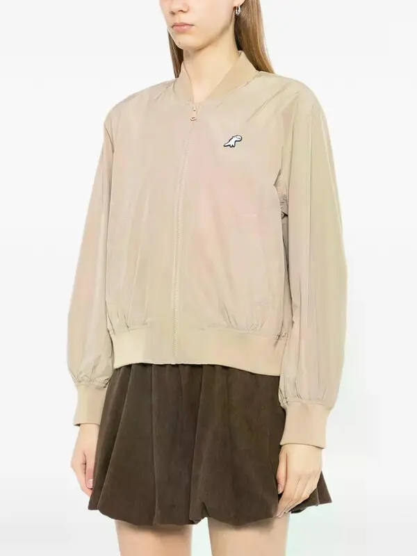 AGNES B. Dino Bomber Jacket - Neutrals