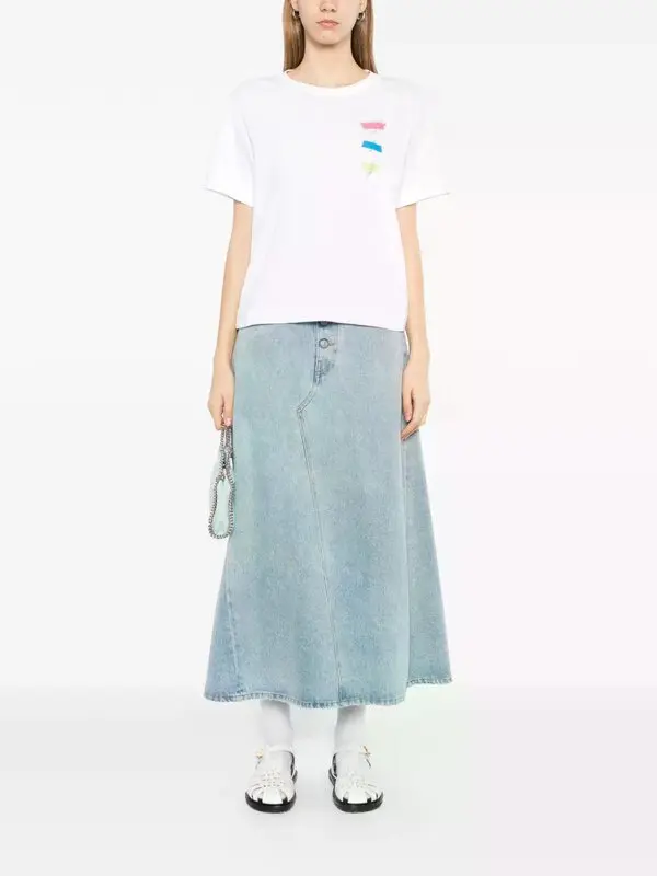 AGNES B. Logo-embossed T-shirt
