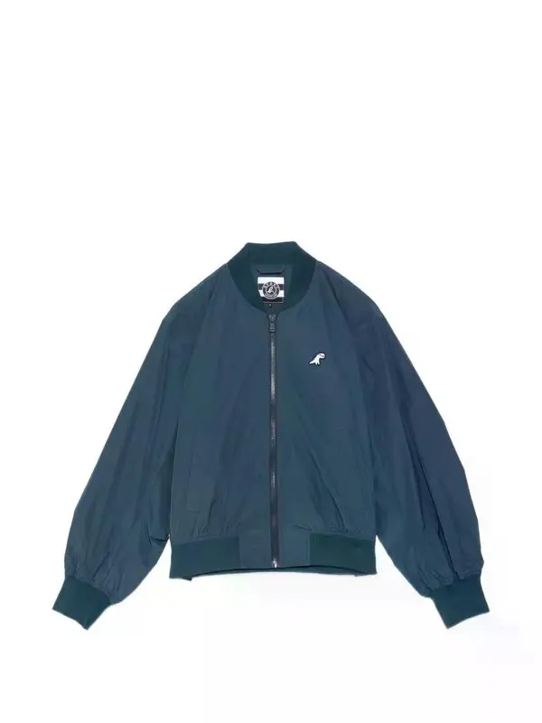 AGNES B. Dino Bomber Jacket - Blue