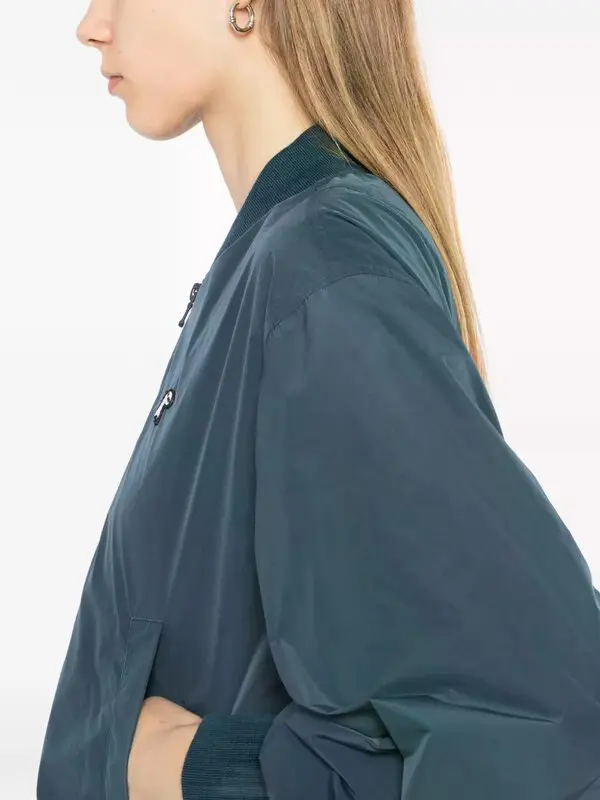 AGNES B. Dino Bomber Jacket - Blue