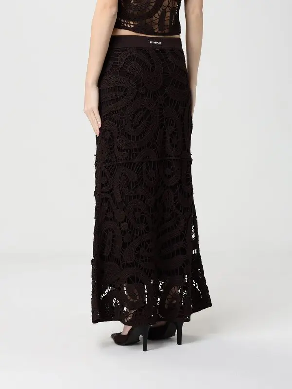 Pinko Crocheted Maxi Skirt