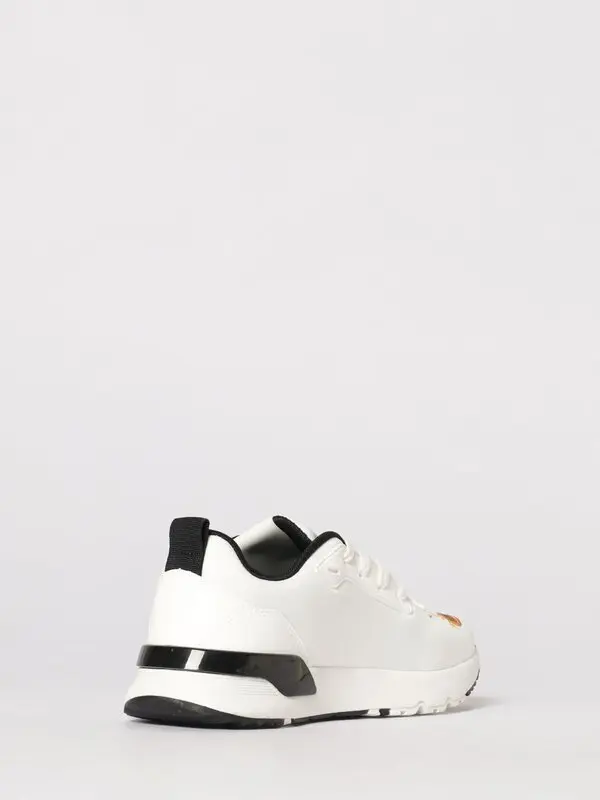 Versace Baroque Print Lace Up Sneakers - White