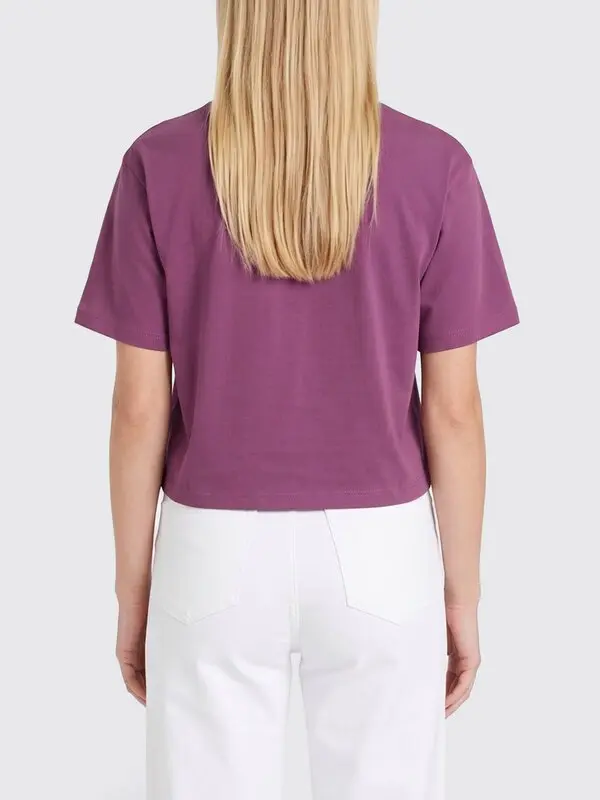 The North Face Cotton T-shirt With Logo - Violet