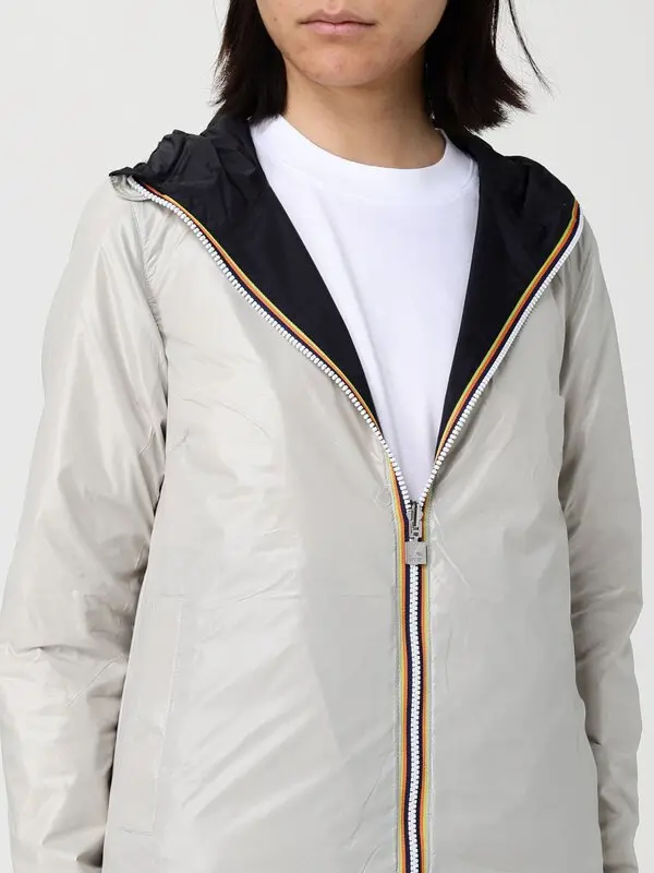 K-WAY Zip-up Hooded Jacket - Black