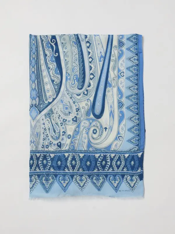 Etro Scarf - Gnawed Blue