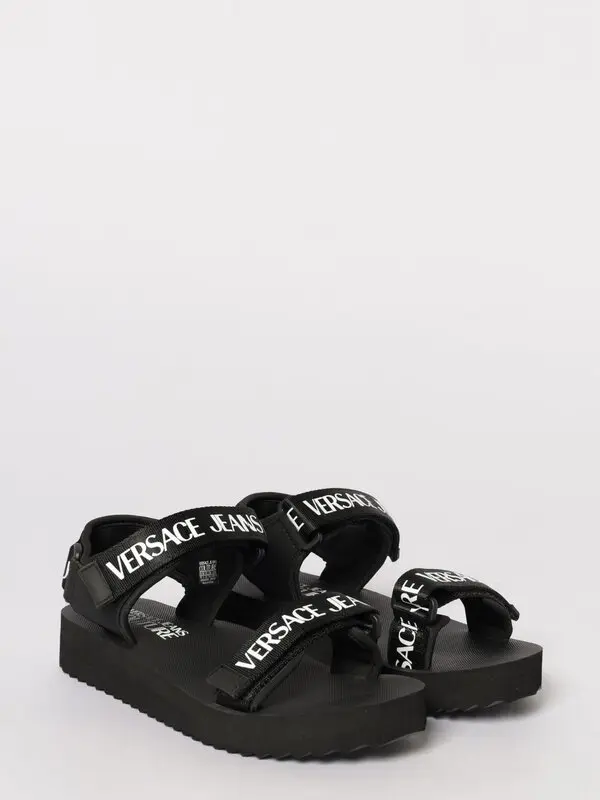 Versace Heeled Sandals - Black