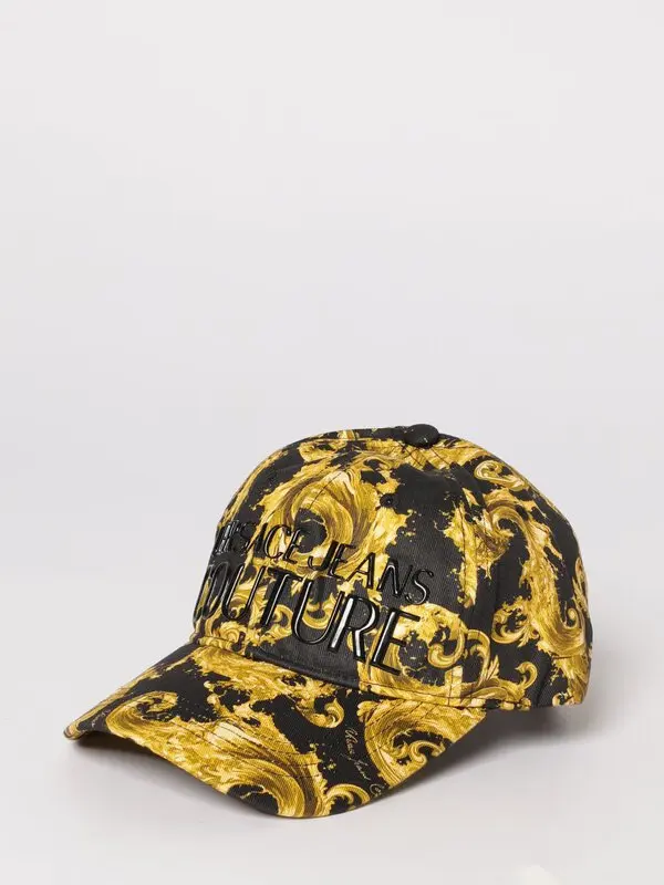 Versace Printed Cap - Black