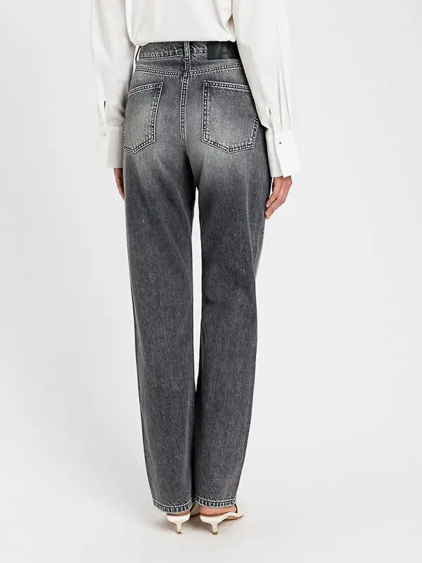 TWINSET Embellished Straight Leg Jeans