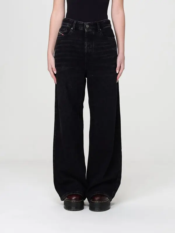 DIESEL® Wide Leg Jeans - Black
