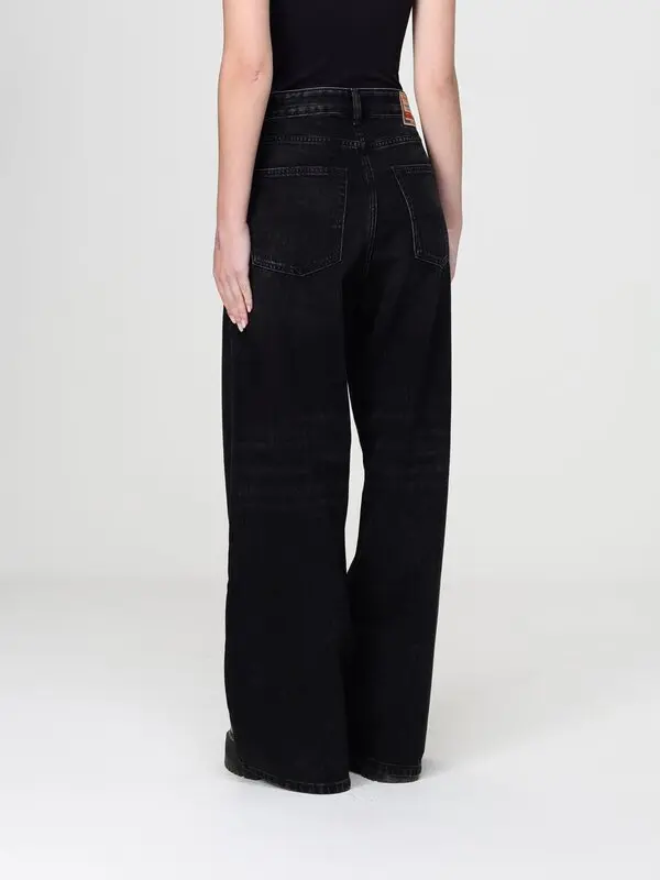 DIESEL® Wide Leg Jeans - Black