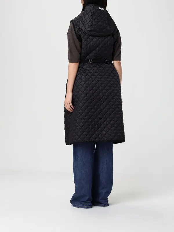 Max Mara Camille Quilted Nylon Vest - Black