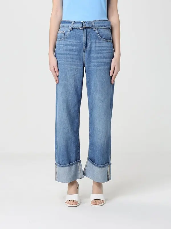 Liu Jo Belted Wide Leg Jeans