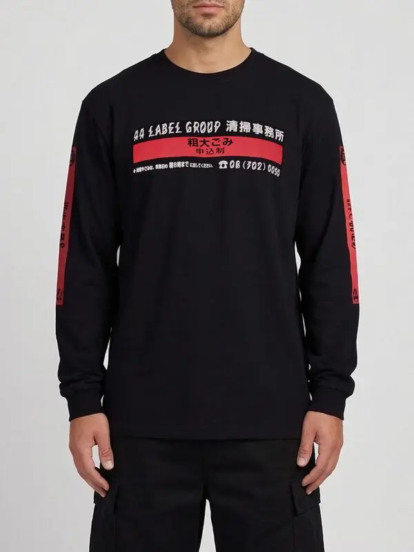 44 LABEL GROUP Long Sleeve Graphic Sweatshirt