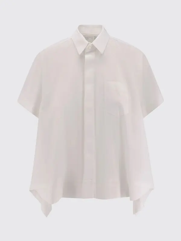 Sacai Asymmetrical Short Sleeve Shirt