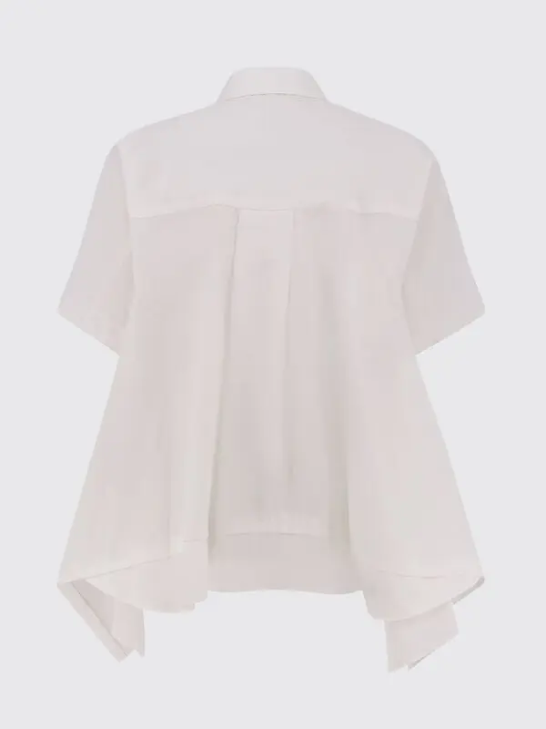 Sacai Asymmetrical Short Sleeve Shirt