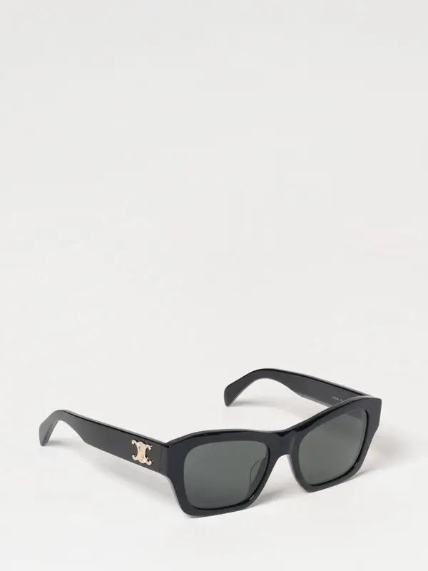 Celine Triomphe Acetate Sunglasses - Black