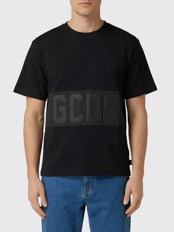 Gcds Cotton Logo T-shirt - Black