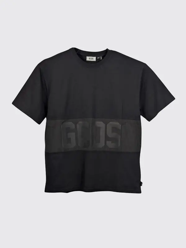 Gcds Cotton Logo T-shirt - Black