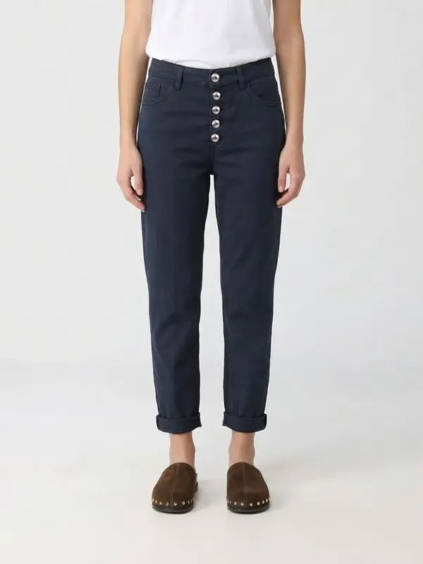 DONDUP Koons Cropped Fit Denim Jeans - Blue