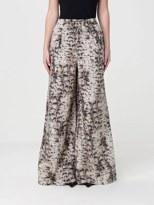 Pinko Printed Wide Leg Trousers