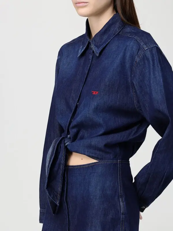 DIESEL® Denim Shirt Dress - Blue
