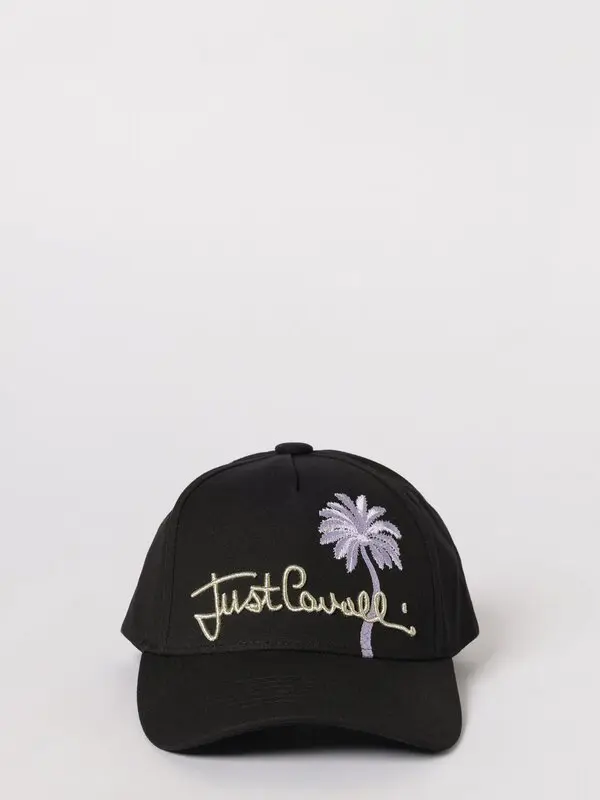 Just Cavalli Embroidered Cotton Twill Baseball Cap