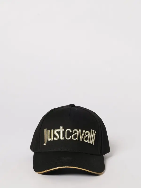 Just Cavalli Embroidered Logo Cotton Twill Baseball Cap
