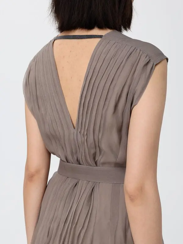Brunello Cucinelli Belted Maxi Dress
