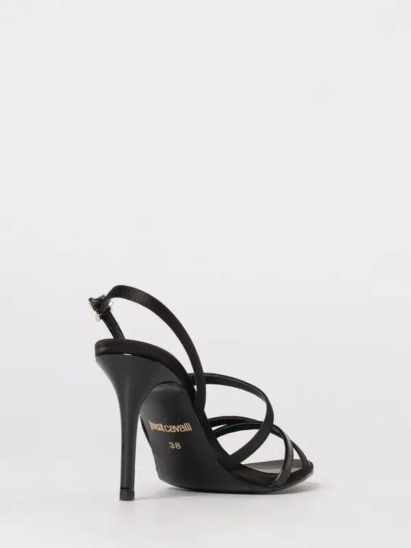 Just Cavalli Satin Stiletto Sandals