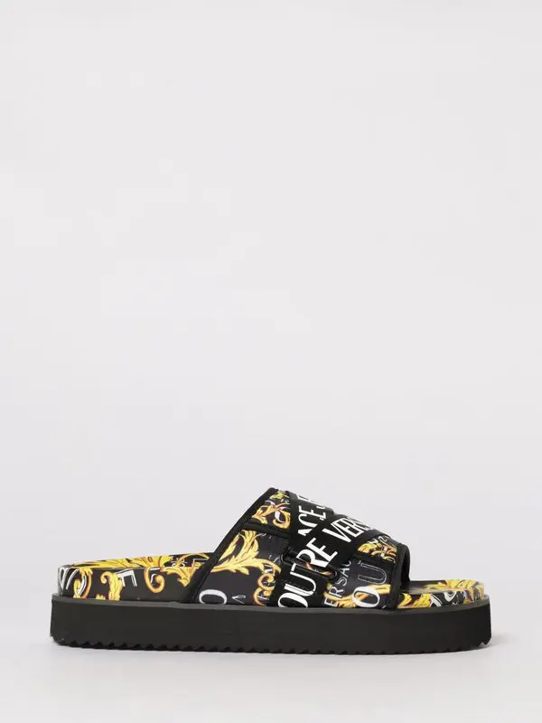 Versace Sandals With Logo Detailing