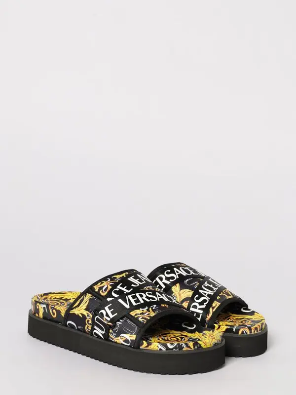 Versace Sandals With Logo Detailing